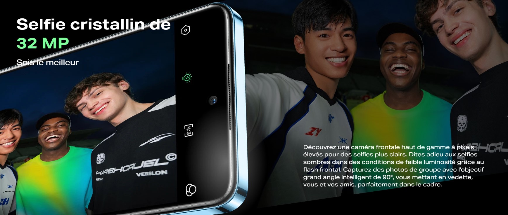 Smartphone Infinix Hot 40i X6528B / 8 Go / 128 Go / Gold